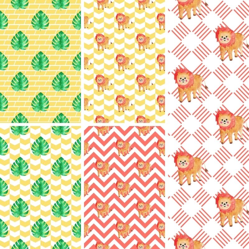 Lion Digital Papers – Jersey Print Factory