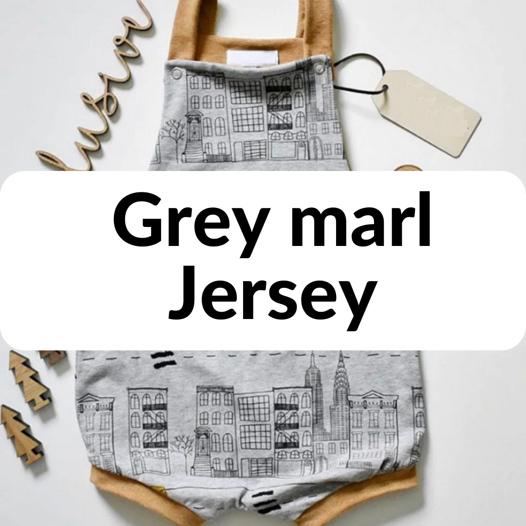 Print your own Grey Marl Jersey fabric – Jersey Print Factory