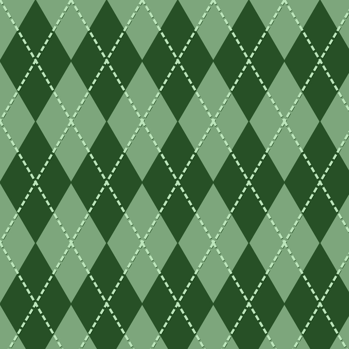 Green Geometric Patterns on Green Fabric E2325 – Jersey Print Factory