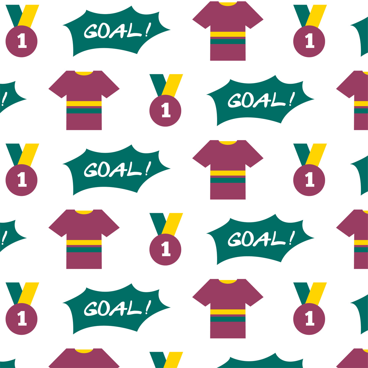 jersey and goal designs in white fabric DS1745 – Jersey Print Factory