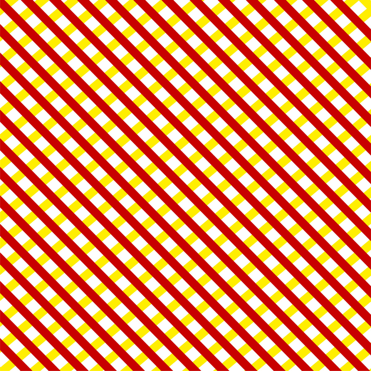 Red and Yellow Strip Patterns on White Fabric E1618 – Jersey Print Factory