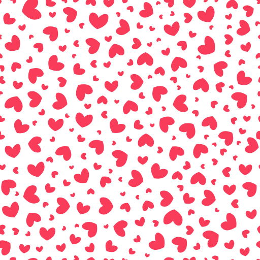 red heart designs in white fabric DS1918 – Jersey Print Factory