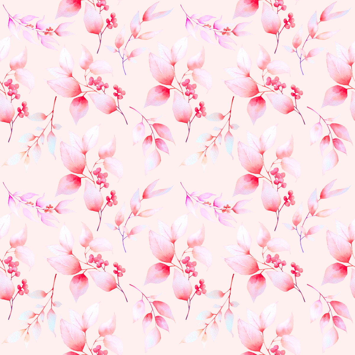 Pink floral designs on soft pink fabric D1331 – Jersey Print Factory